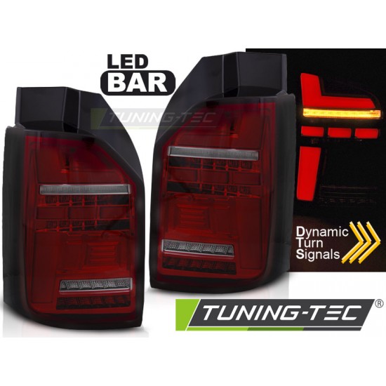 Stopuri : Stopuri tub led RED SMOKE SEQ compatibil VW T6.1 ...